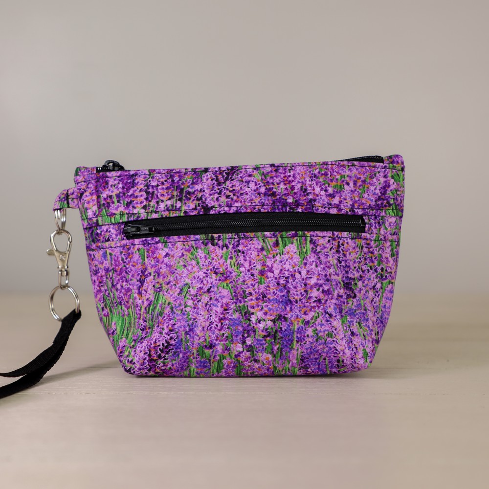 Wristlet Handbag Cosmetic Bag Moore Manor Lavender Wristlet Handbag Cosmetic Bag Moore Manor Lavender